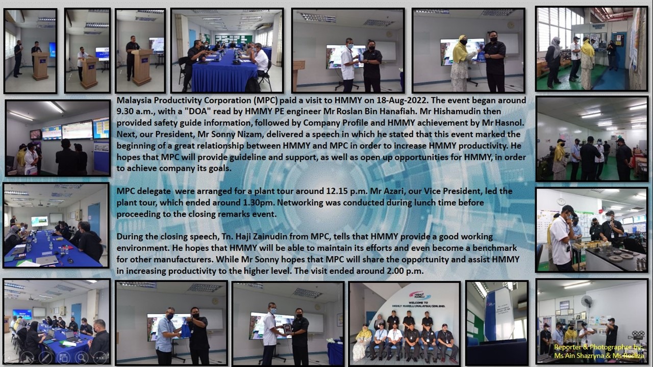 MALAYSIA PRODUCTIVITY CORPORATION (MPC) VISIT TO HIGHLY MARELLI ...